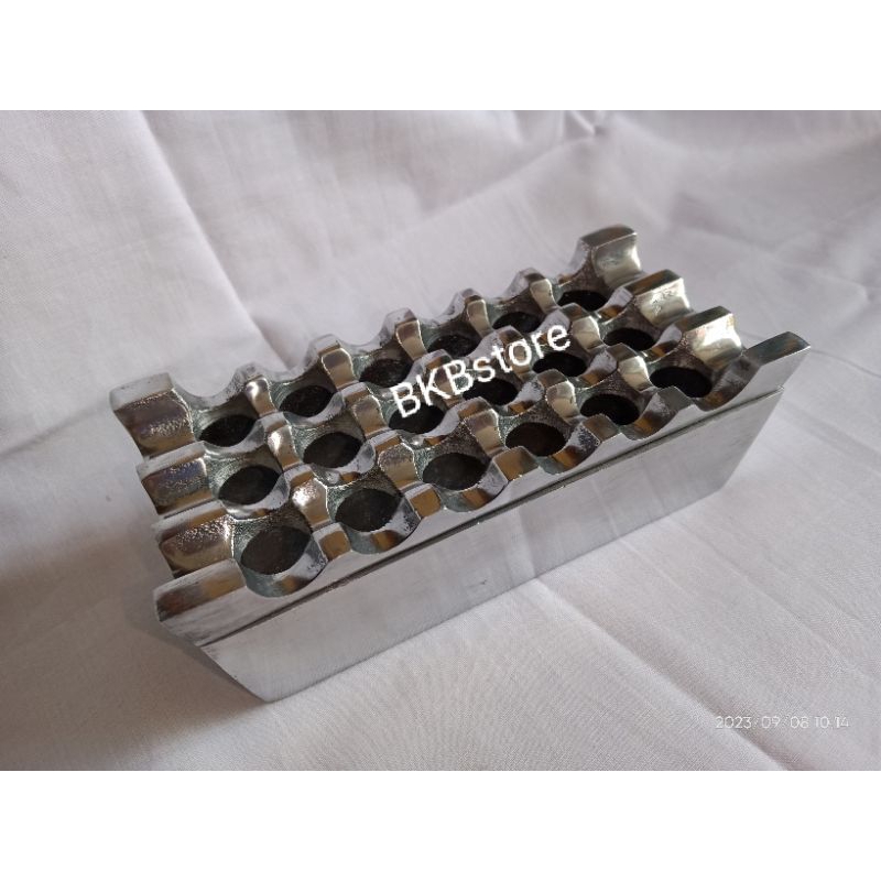 Jual ASBAK ALUMINIUM KOTAK lubang 18/ASBAK HOTEL/ ASBAK CAFE / ASBAK ...