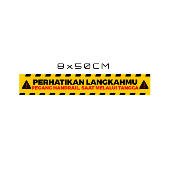 Jual Stiker Lantai | Stiker Himbauan Lantai Basah | Stiker Lantai Batas ...