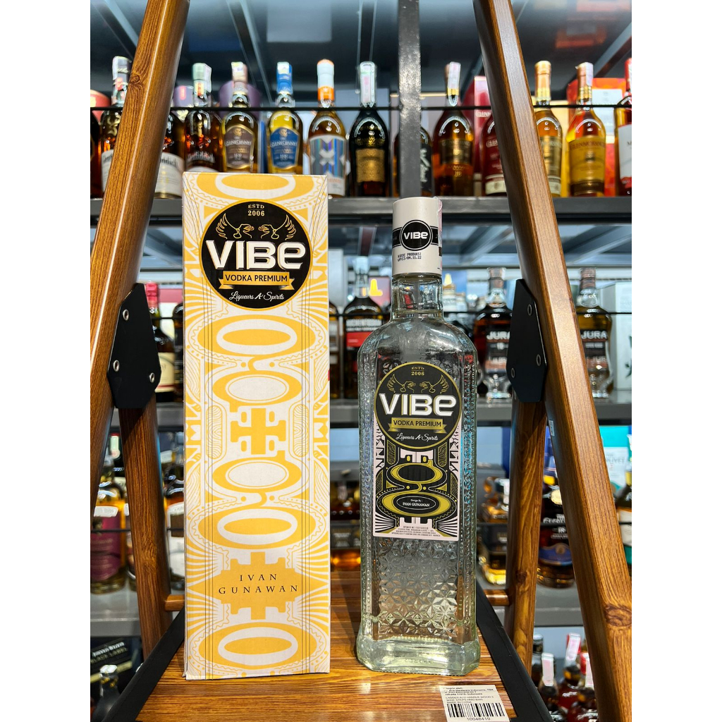 Jual VIBE VODKA PREMIUM 700ML FREE SLOKI | Shopee Indonesia