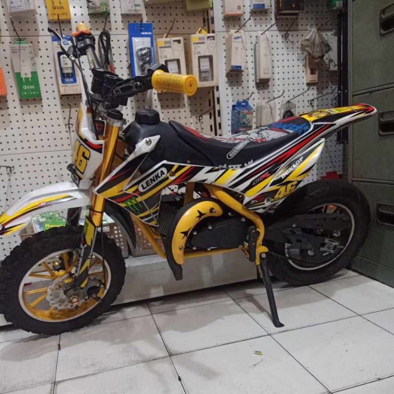 Jual MOTOR MINI / MINI TRAIL 50 CC FULL UPGRADE MUAT MAX BOBOT 150 KG ...