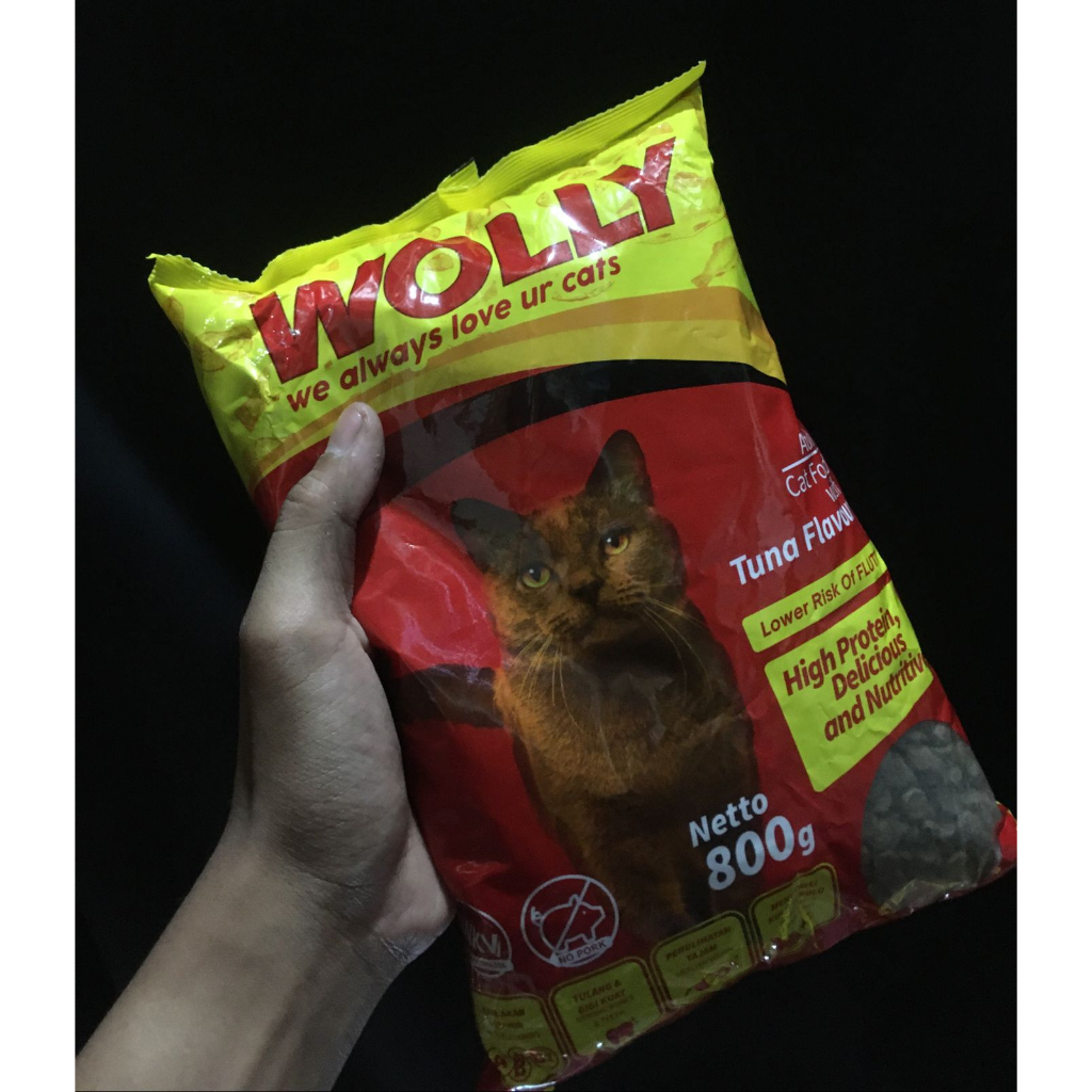Jual wolly catfood 800gr | Shopee Indonesia