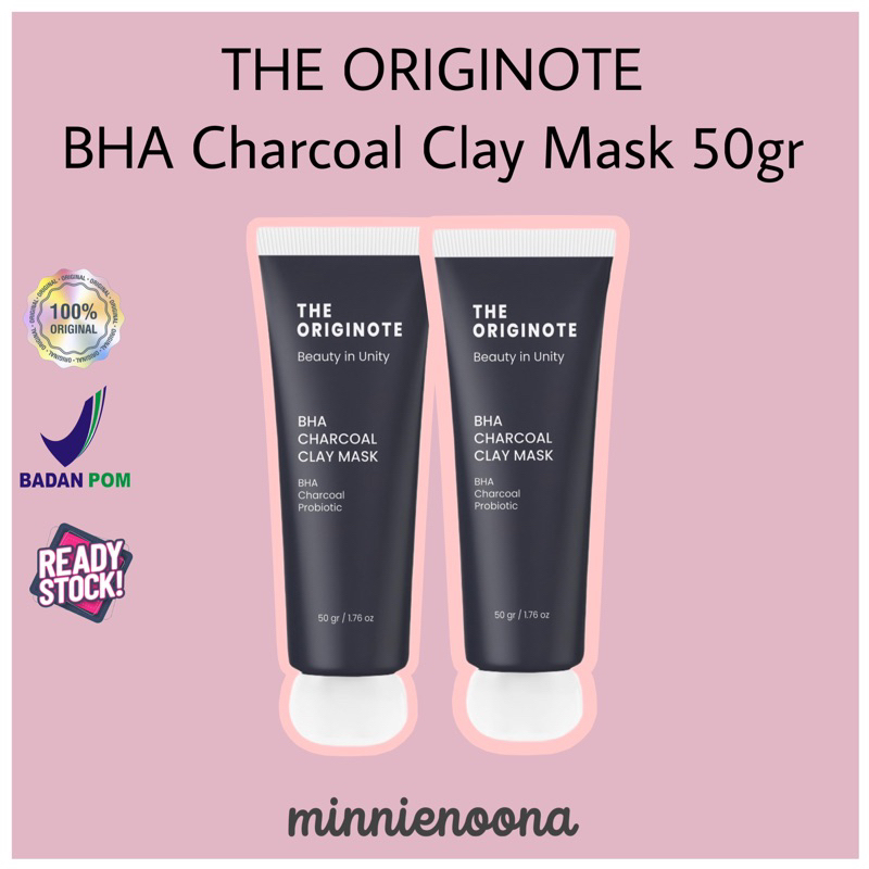 Jual The Originote BHA Charcoal Clay Mask | Shopee Indonesia