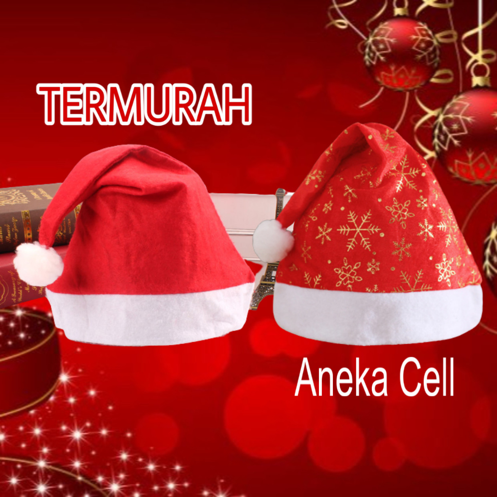Jual Topi Natal Dewasa All Size Santa Claus Merry Christmas Hat Anak ...