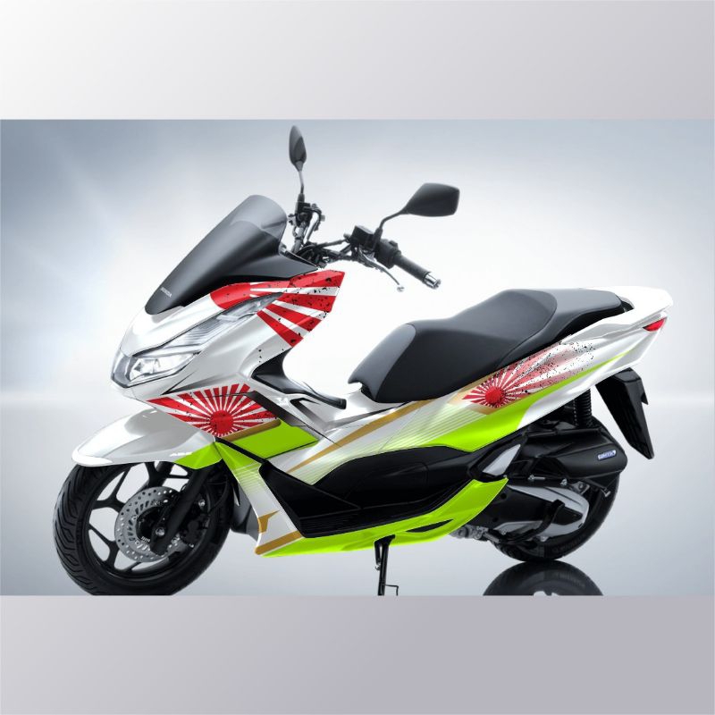 Jual stiker variasi decal motor Honda PCX 150/160 full body striping ...