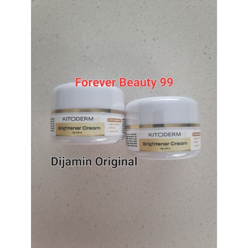 Jual Kitoderm Brightener Cream - krim pencerah BPOM aman - retinol ...