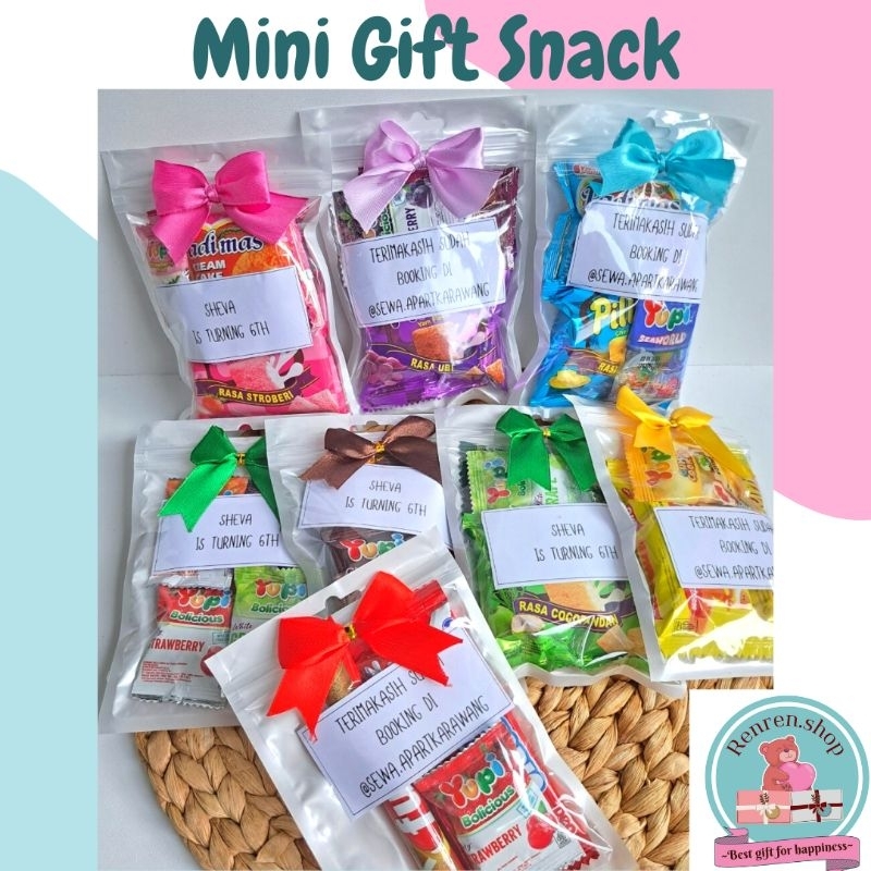 Jual Paket 10 pcs - Mini gift snack hampers snack murah (WARNA RANDOM ...