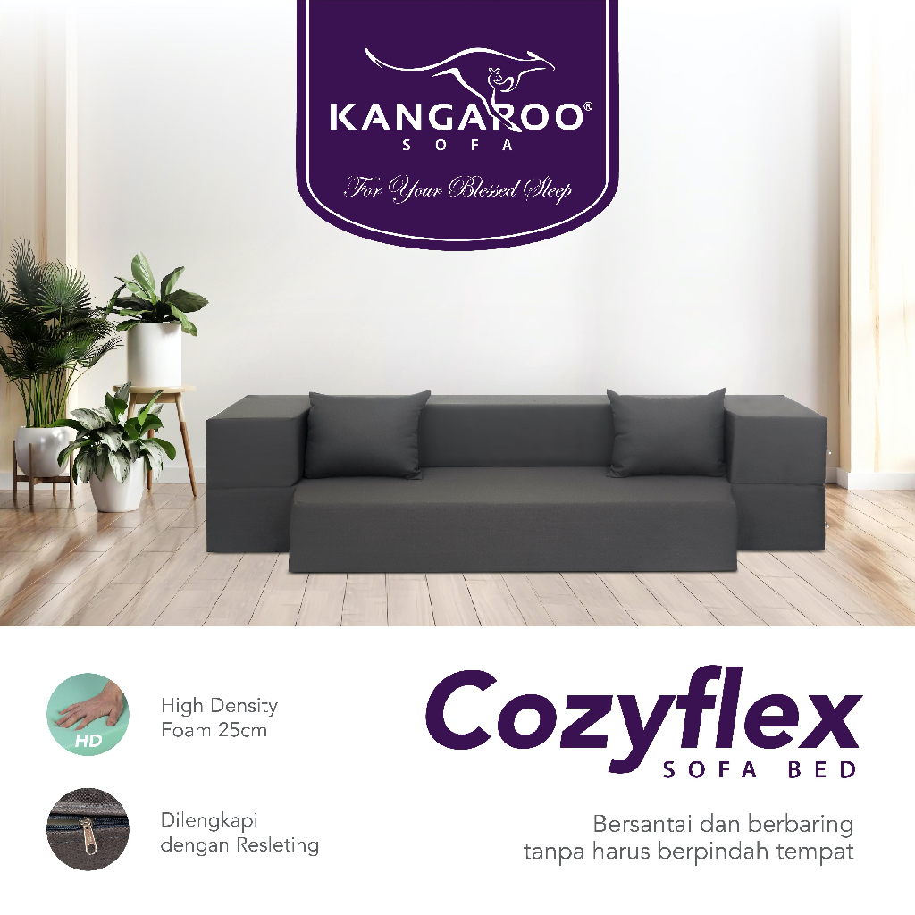 Jual Kangaroo - Sofa Bed Cozyflex - Sofa Multifungsi | Shopee Indonesia