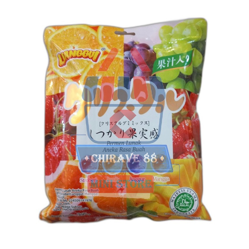 Jual LIANGGUI - Fruit Gummy Permen Lunak Aneka Rasa Buah (Permen Jelly ...