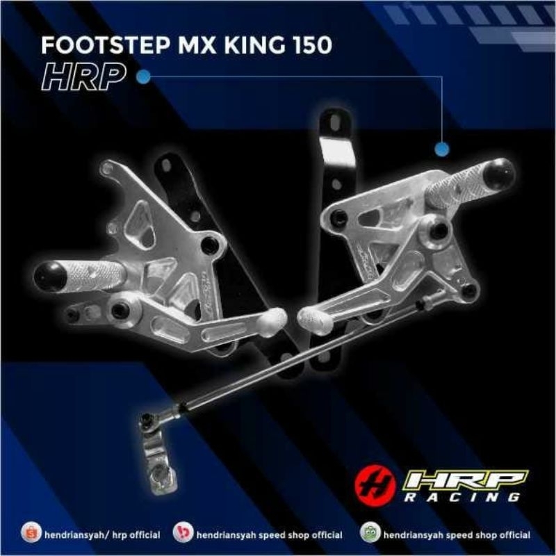 Jual FOOTSTEP YAMAHA MX KING 150 HRP RACING | Shopee Indonesia