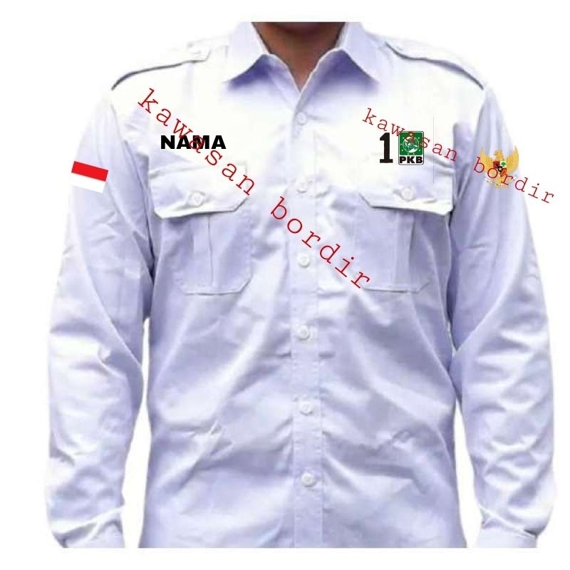 Jual Terbaru seragam partai PKB kemeja partai pkb pdh partai PKB baju ...