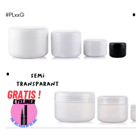 Jual Pot Cream 50gr Ada Tutup dalam 50g 50gram 50 g gr gram wadah jar ...