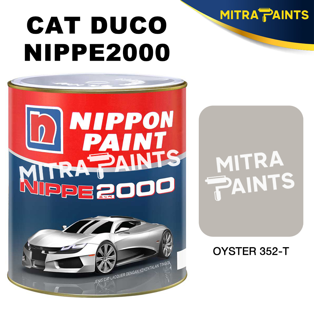 Jual CAT DUCO NIPPE 2000 1 LITER OYSTER 352-T / CAT DUKO MOBIL KAYU BESI NIPPON PAINT | Shopee ...