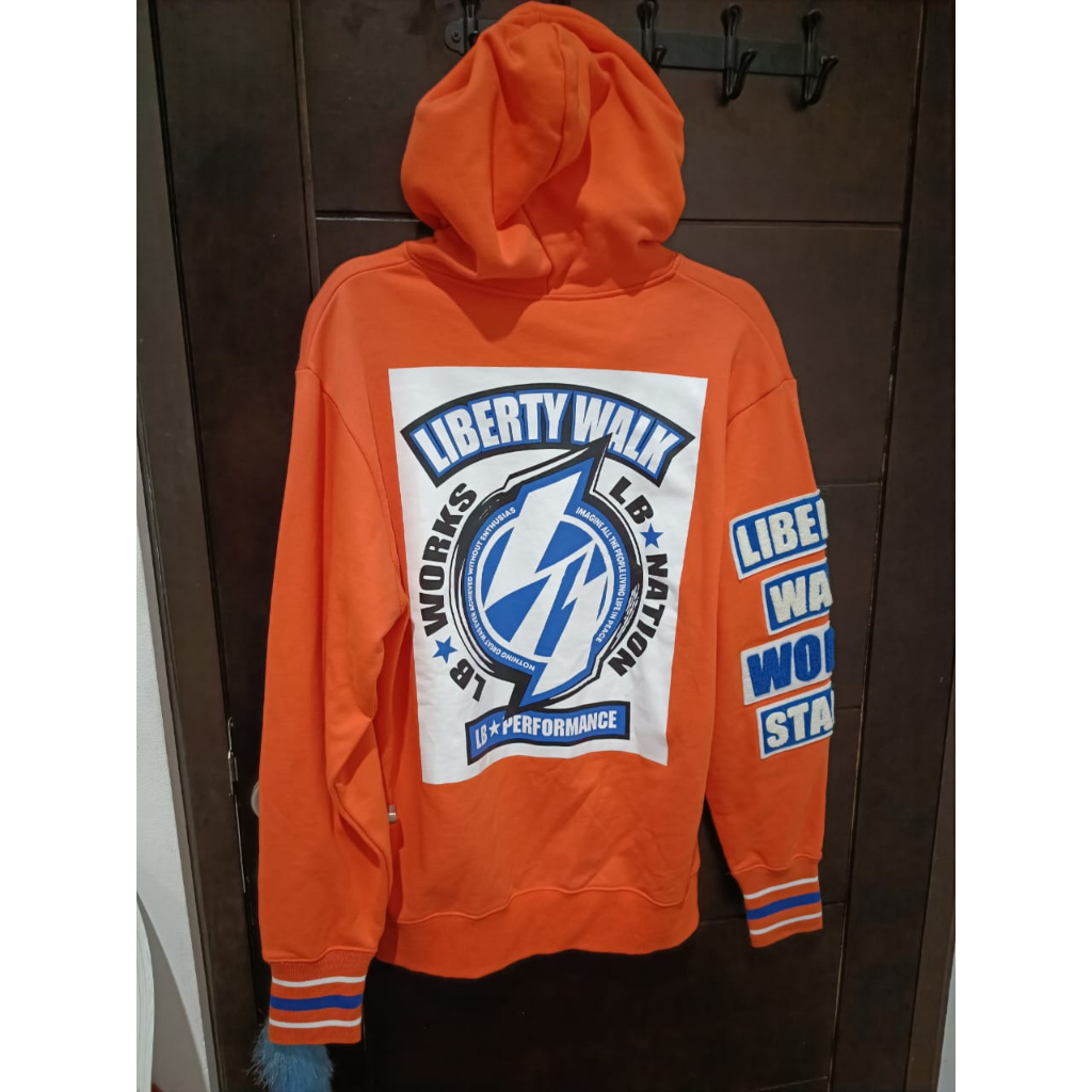 Jual Liberty Walk Works Stance Hoodie LBWK Orange Limited Edition Japan ...