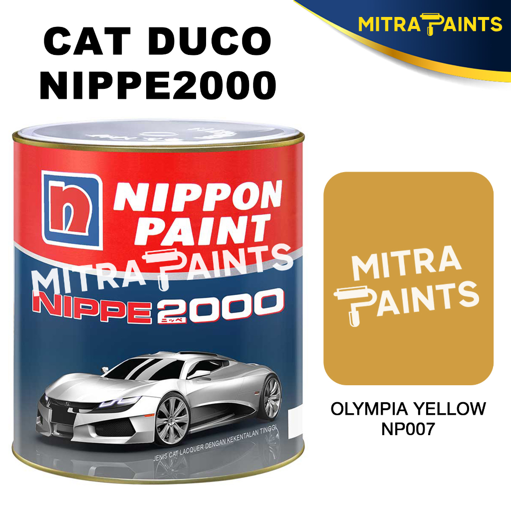 Jual [TINTING] CAT DUCO NIPPE 2000 1 LITER OLYMPIA YELLOW NP007 / CAT ...