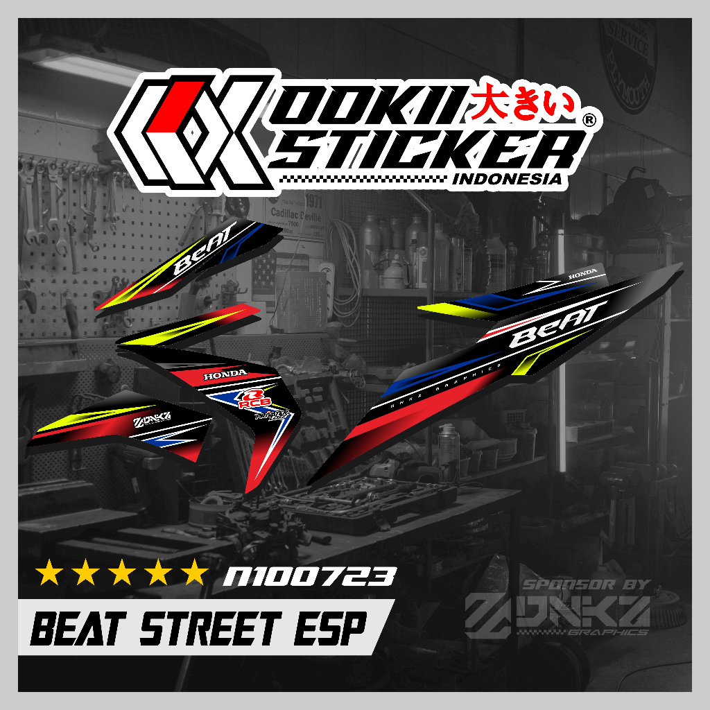 Jual Stiker Beat Street, Beat ESP Decal Striping Beat Street, Beat ESP ...