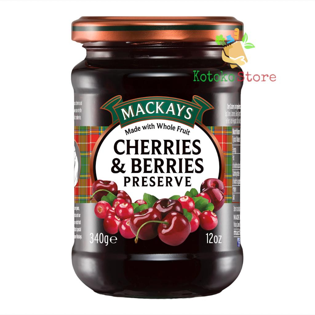 Jual Mackays Strawberry Blueberry Orange Ginger Jam / Selai Mackays ...