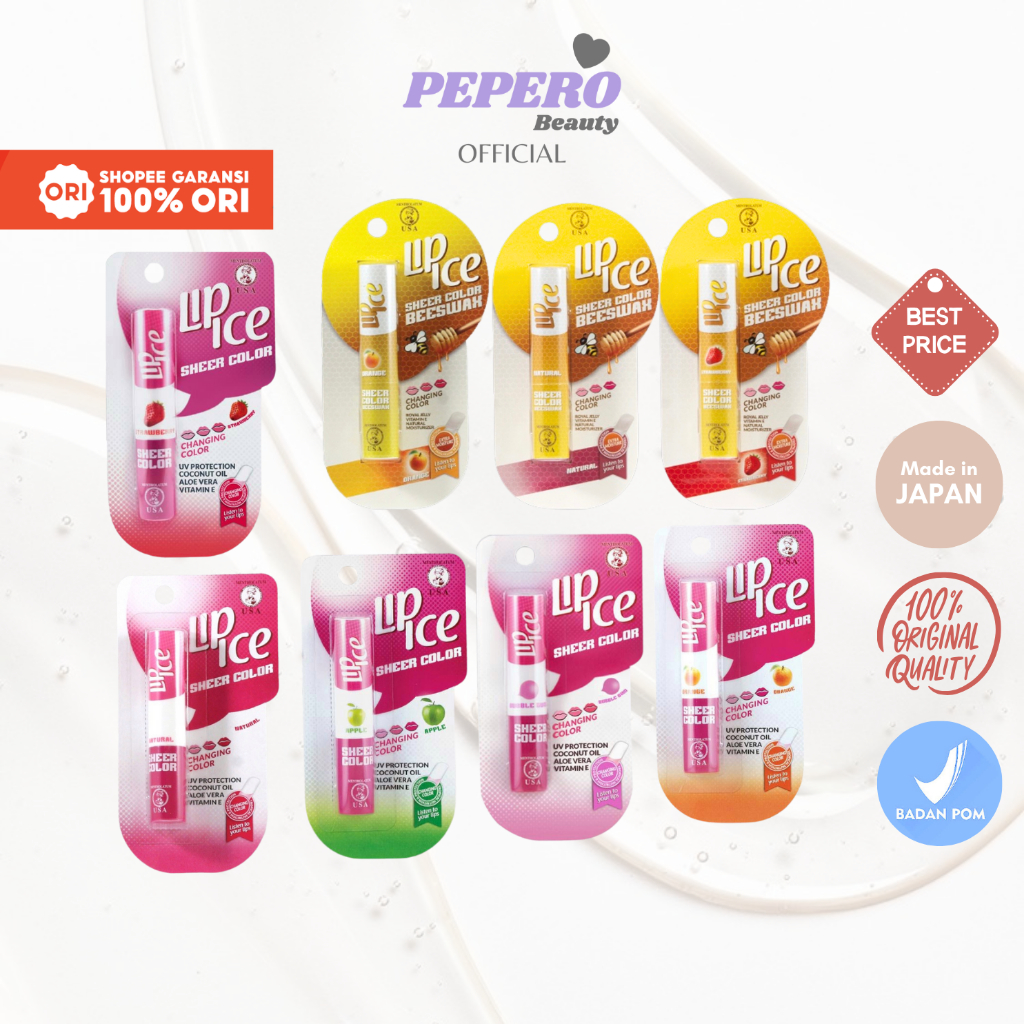 Jual LIP ICE Sheer Color Lip Balm 2,2gr | Beeswax | Shopee Indonesia