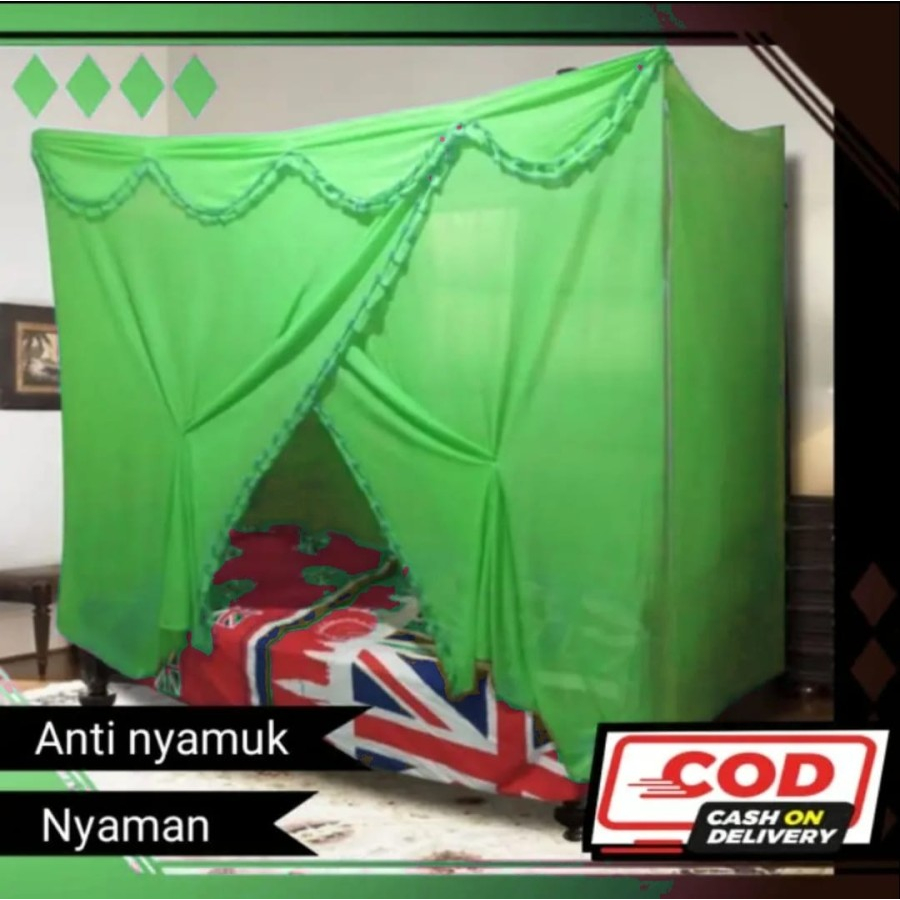 Jual Kelambu Anti Nyamuk Klambu Dewasa Jumbo Bahan Kuat Tebal Premium ...