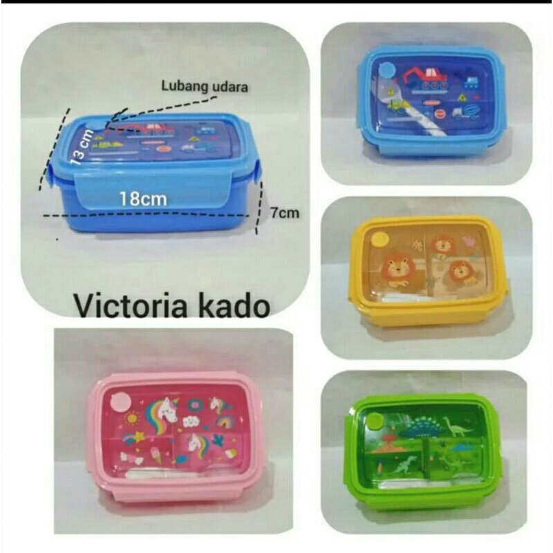 Jual Kotak Tempat Makan Makanan Bekal Lunch Box Anak | Shopee Indonesia