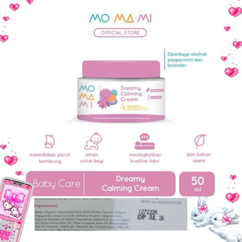 Jual Exp 2026 Momami Dreamy Calming Cream 50ml | Shopee Indonesia