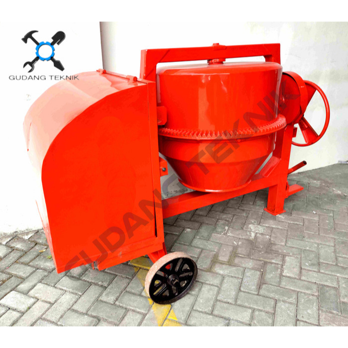 Jual Mesin Molen Aduk Semen 50 Kg Roda BESI / Concrete Mixer Mesin Pengaduk Cor Semen Beton ...