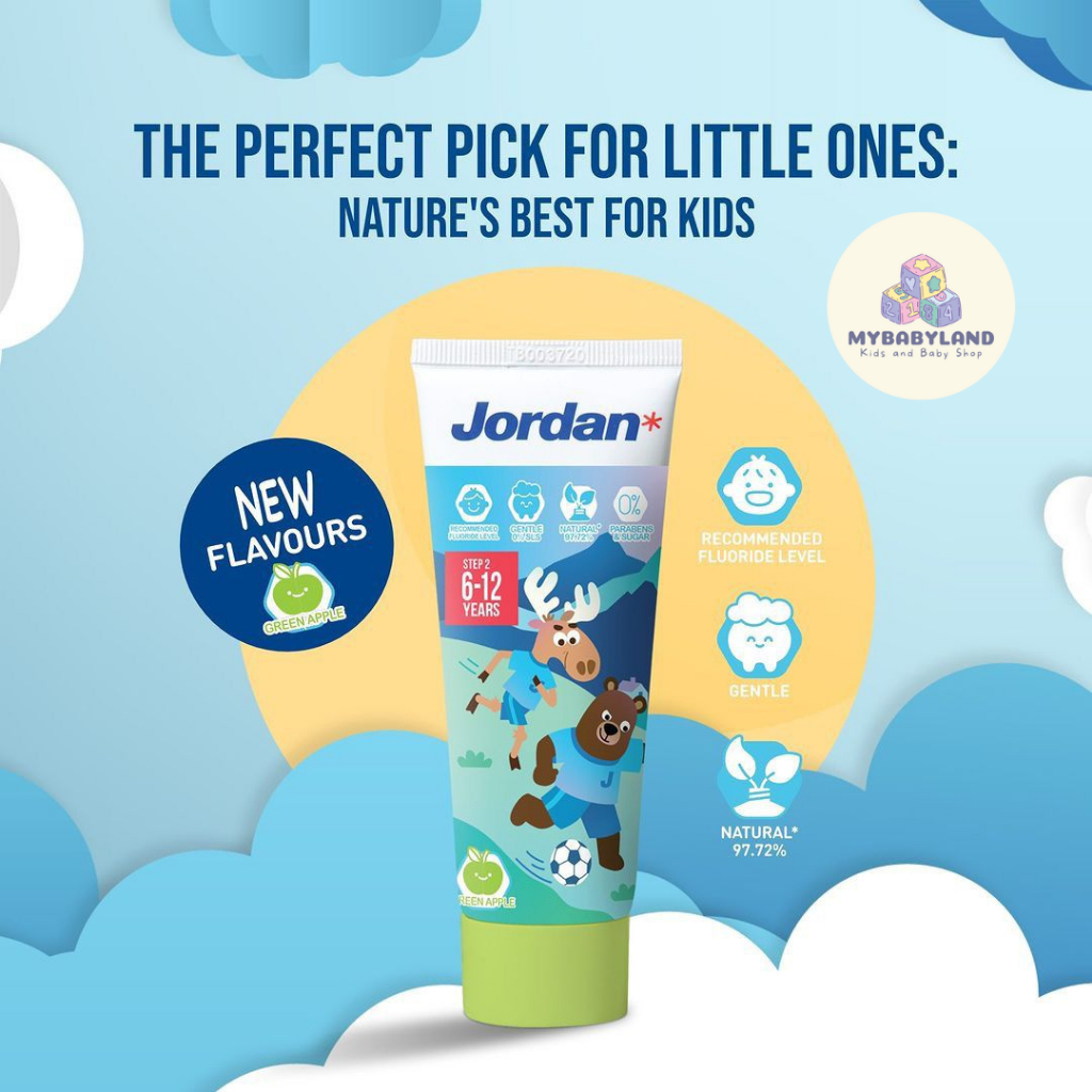 Jual Jordan Toothpaste / Odol / Pasta Gigi Bayi dan Anak | Oral Care ...