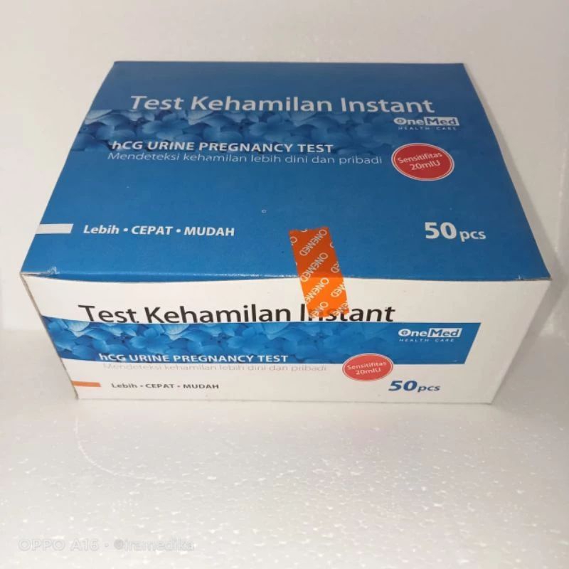 Jual Alat Test Kehamilan Merek Onemed Isi 50pcs/Box | Shopee Indonesia
