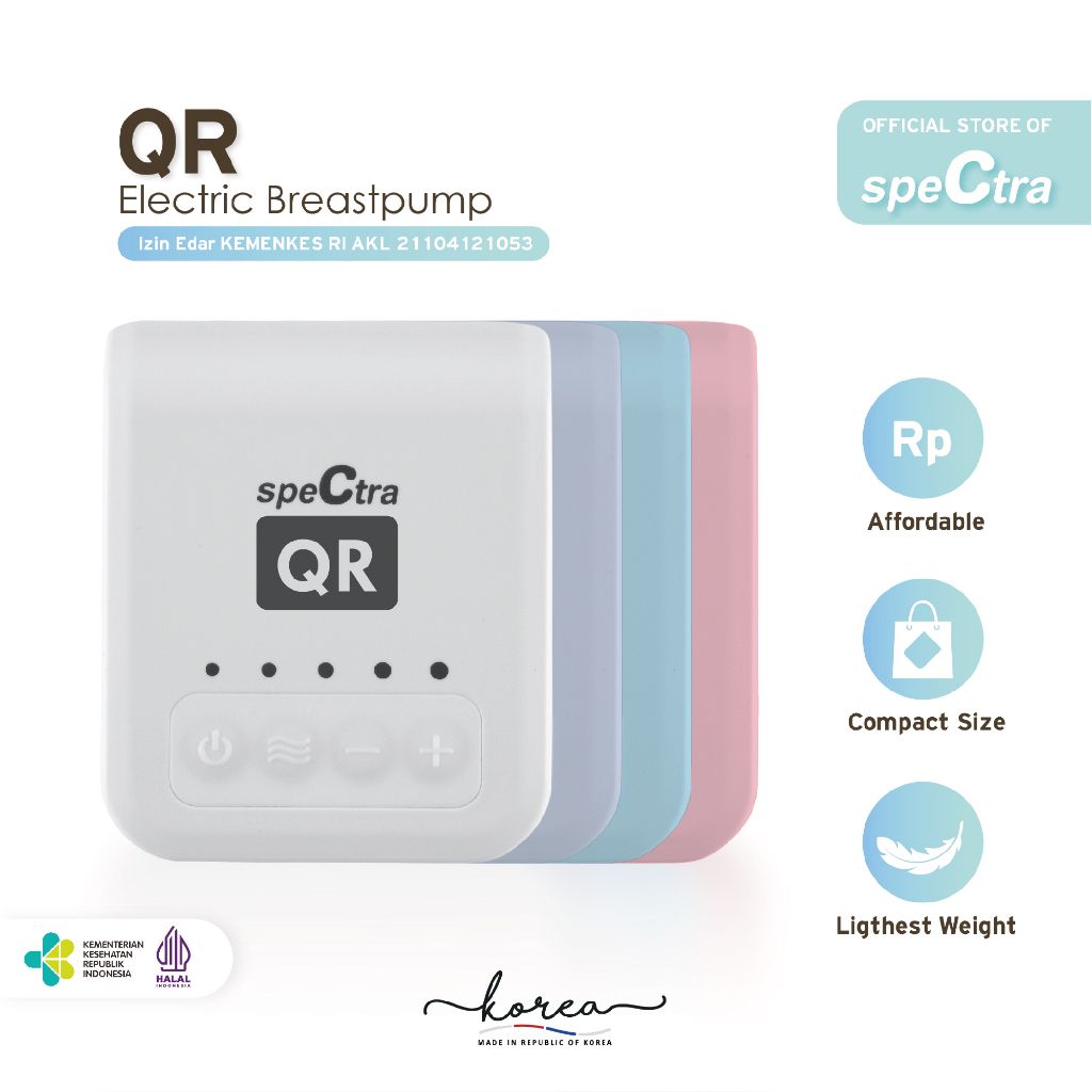 Jual Pompa ASI Elektrik Spectra QR - Electric Breast pump | Shopee ...