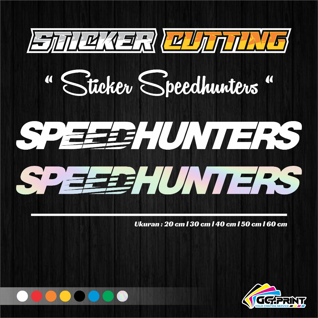 Jual READY sticker cutting SPEEDHUNTERS | Shopee Indonesia