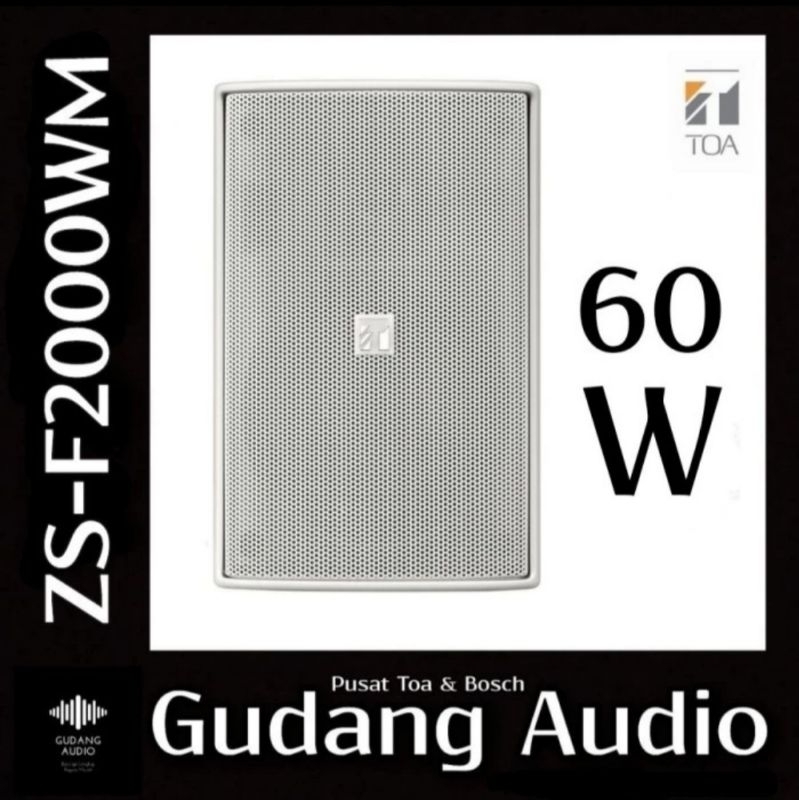 Jual Speaker Toa ZS-F2000WM Putih Matching 60watt speaker dinding toa masjid | Shopee Indonesia