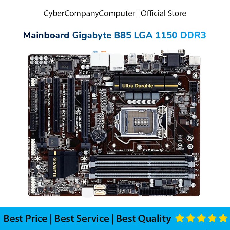 Jual Mainboard Intel Gigabyte B85 LGA 1150 DDR3 Support Gen4 | Shopee ...