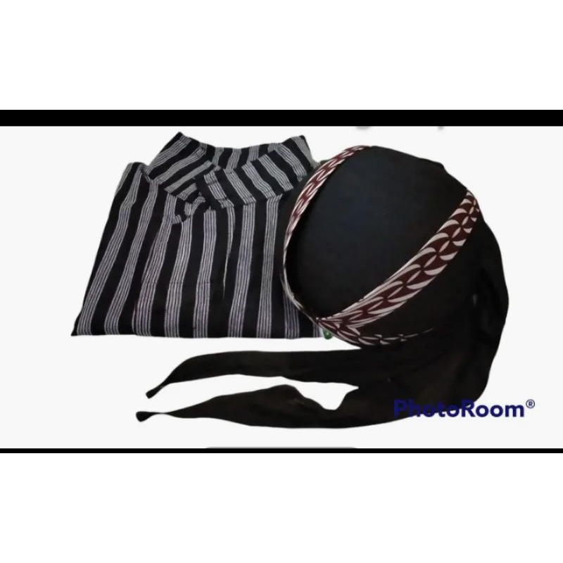 Jual SURJAN LURIK+BLANGKON SLIWIR | PAKAIAN TRADISIONAL ADAT JAWA SOLO ...