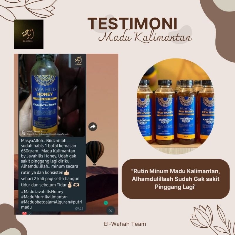 Jual Madu Kalimantan Java Hills | Premium Raw Honey Madu Murni ...