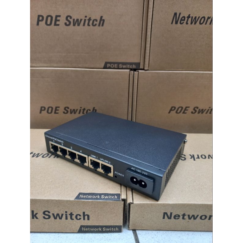 Jual SWITCH HUB POE ETHERNET 4-8 PORT BISA SEMUA IP | Shopee Indonesia