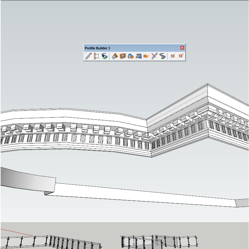 Jual Assembly Custom Profile Builder - List Plafond (Classic) Sketchup ...