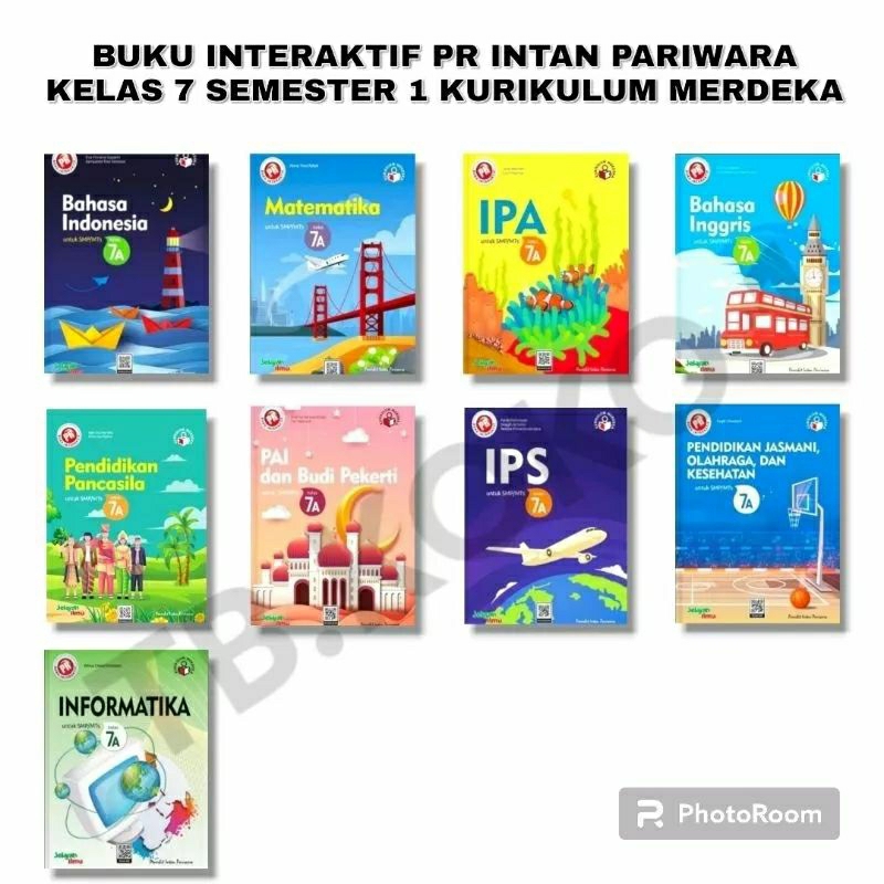 Jual Buku lks pr interaktif SMP kelas VII, 7 Semester 1 kurikulum merdeka tahun 2023 Intan ...