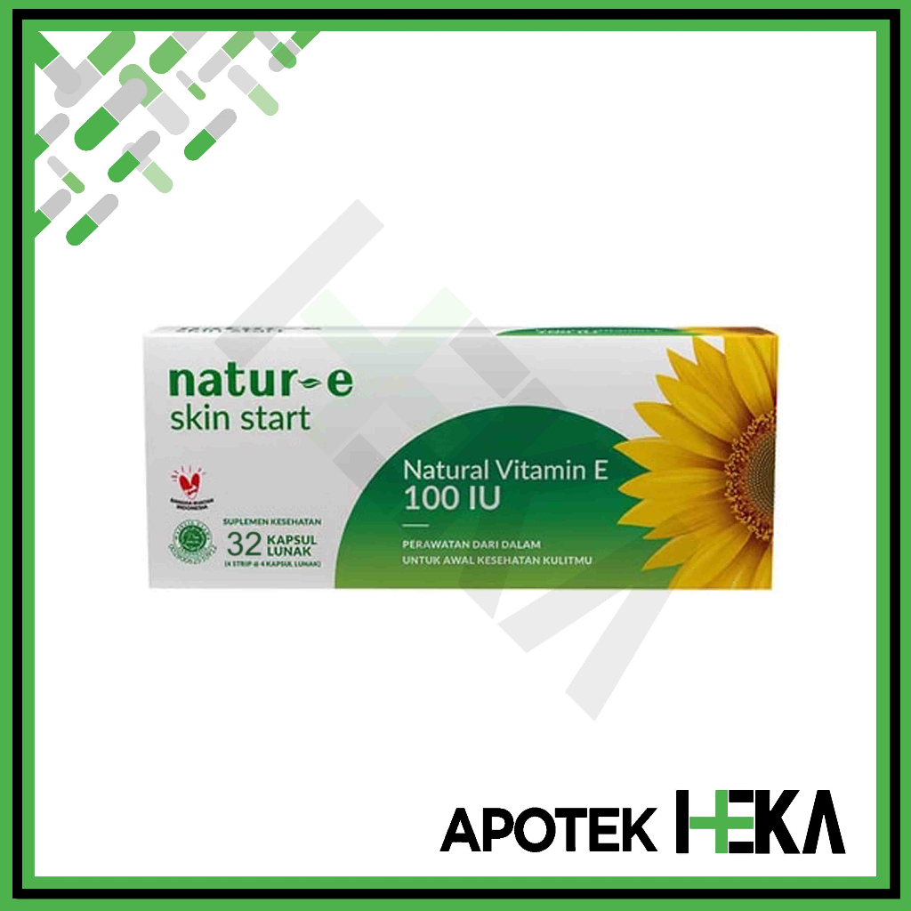 Jual Natur E Skin Start - Natural Vitamin E 100 IU isi 32 Kapsul ...