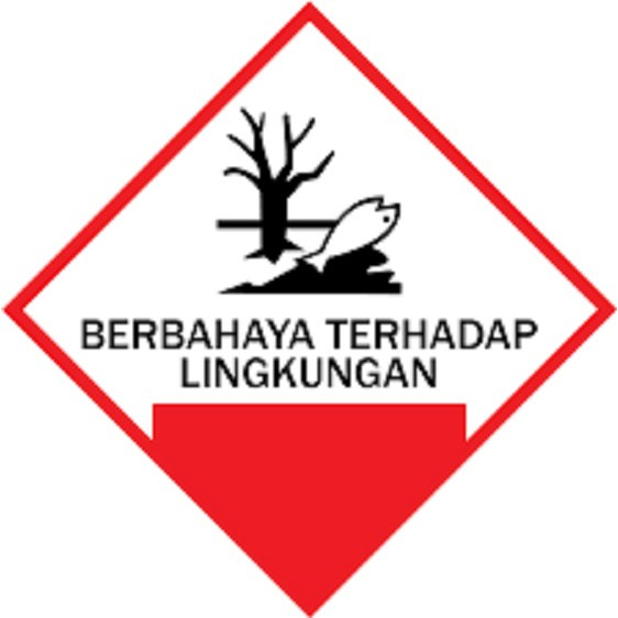 Jual Sign Akrilik Berbahaya Terhadap Lingkungan Ukuran 25X25CM Rambu ...