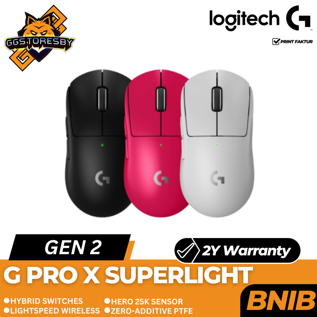 Jual Logitech G Pro X Superlight 2 Wireless Gaming Mouse | Shopee Indonesia