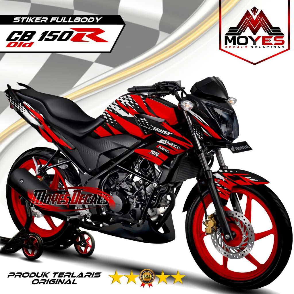 Jual Decal Stiker CB 150R OLD Fullbody - Stiker CB 150R old Motif ...