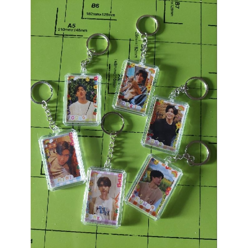 Jual Keychain Ganci akrilik ACTOR THAI Gemini Norawit dan Fourth ...
