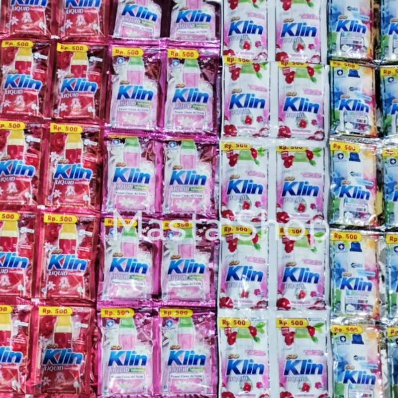 Jual SO KLIN LIQUID DETERJEN, SO KLIN CAIR 500 1 RENCENG ISI 12 SACHET | Shopee Indonesia