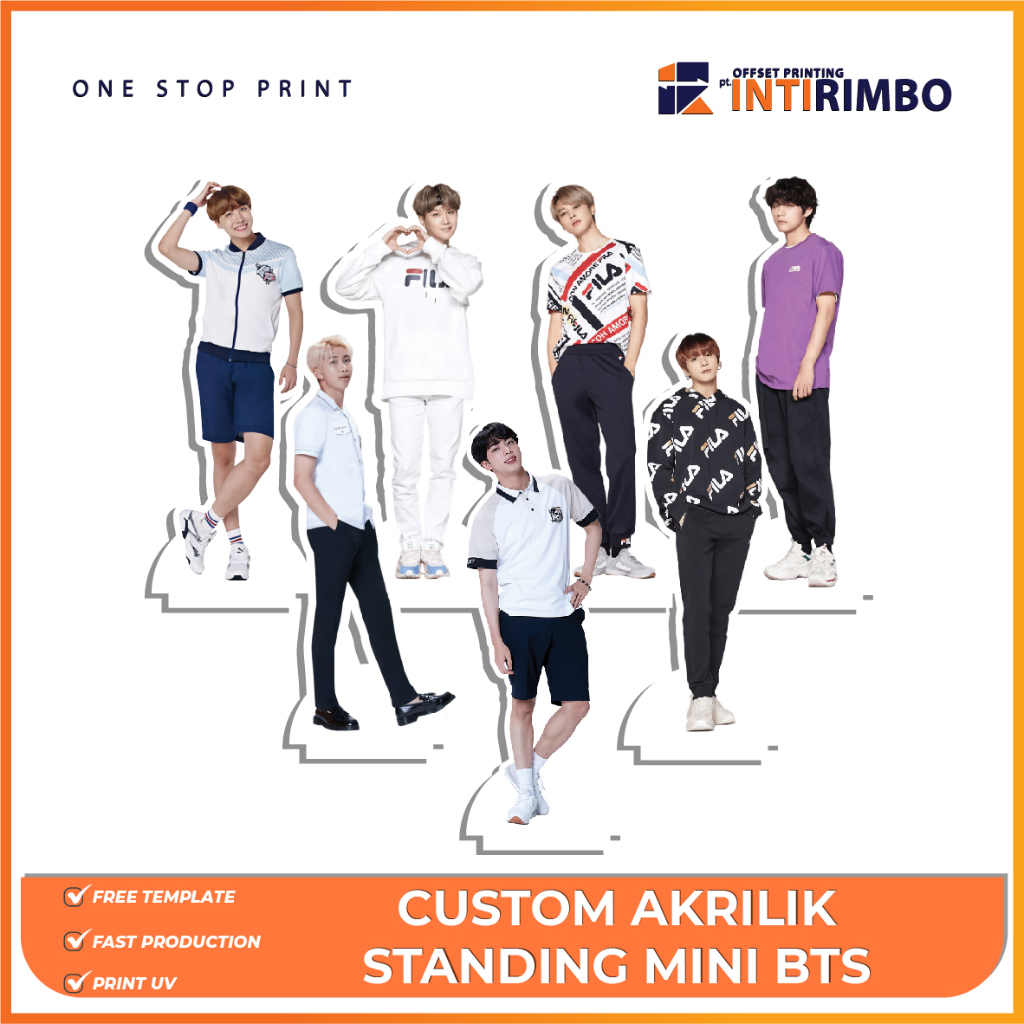 Jual STANDING MINI ACRYLIC BTS / STAND FIGURE AKRILIK 3D ANIMATION ...
