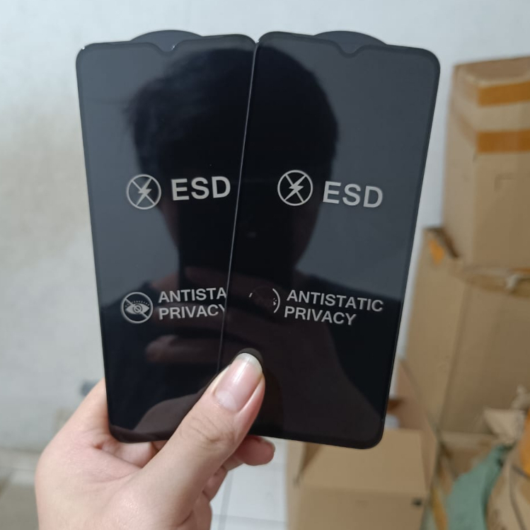 Jual Tempered Glass Esd Spy Privacy Glossy New All Type | Shopee Indonesia