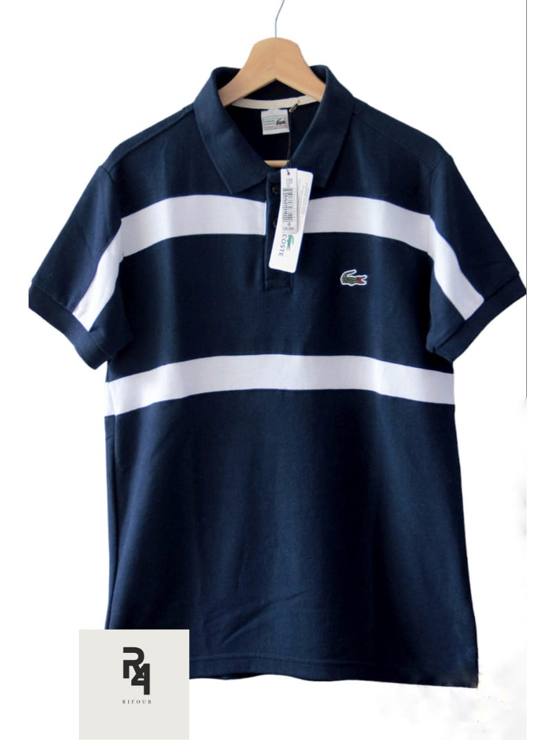 Jual Kaos kerah BUAYA kaos kerah kombinasi Kaos kerah Pria Casual Kaos ...