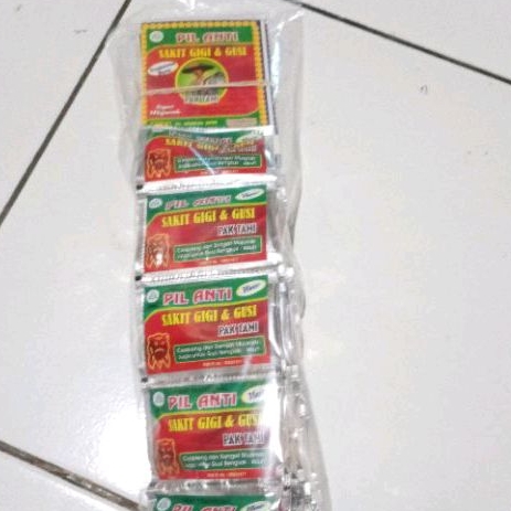 Jual Pil Pak Tani Sakit Gigi 1 Slop (isi 5 renceng) | Shopee Indonesia