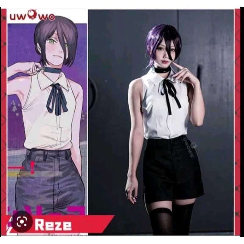 Jual FULLSET COSPLAY Reze Chainsaw Man DENGAN WIG | Shopee Indonesia