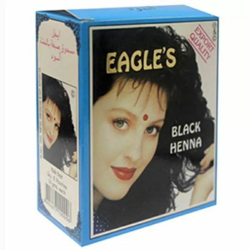 Jual EAGLE'S BLACK HENNA | PEWARNA RAMBUT SACHET (10g) | Shopee Indonesia