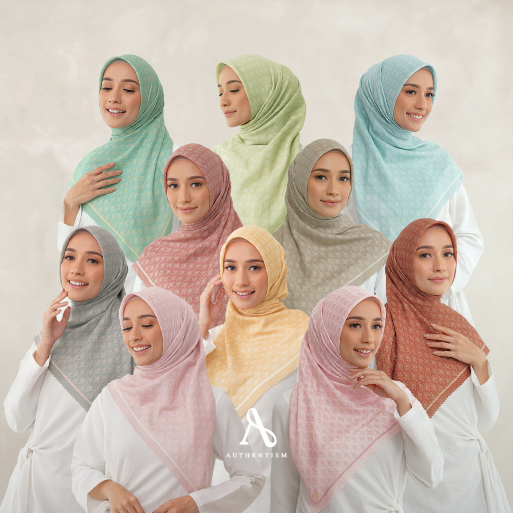 Jual AUTHENTISM ID MANDALA SERIES KERUDUNG KERJA KANTOR CASUAL .SEGI EMPAT VOAL ULTRAFINE ...