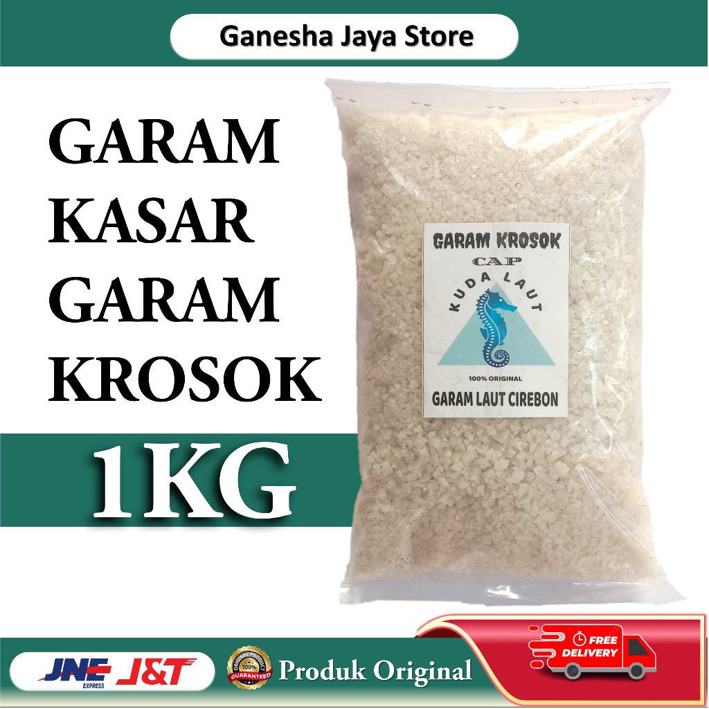 Jual GARAM KROSOK PREMIUM REPACK 1KG GARAM LAUT GARAM PERTANIAN GARAM ...